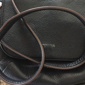 Perlina | Bags | Perlina Crossbody Black Leather Purse | Poshmark